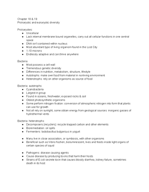 Chapter 25-26 notes - Chapter 25: The human body: -Made up of many ...