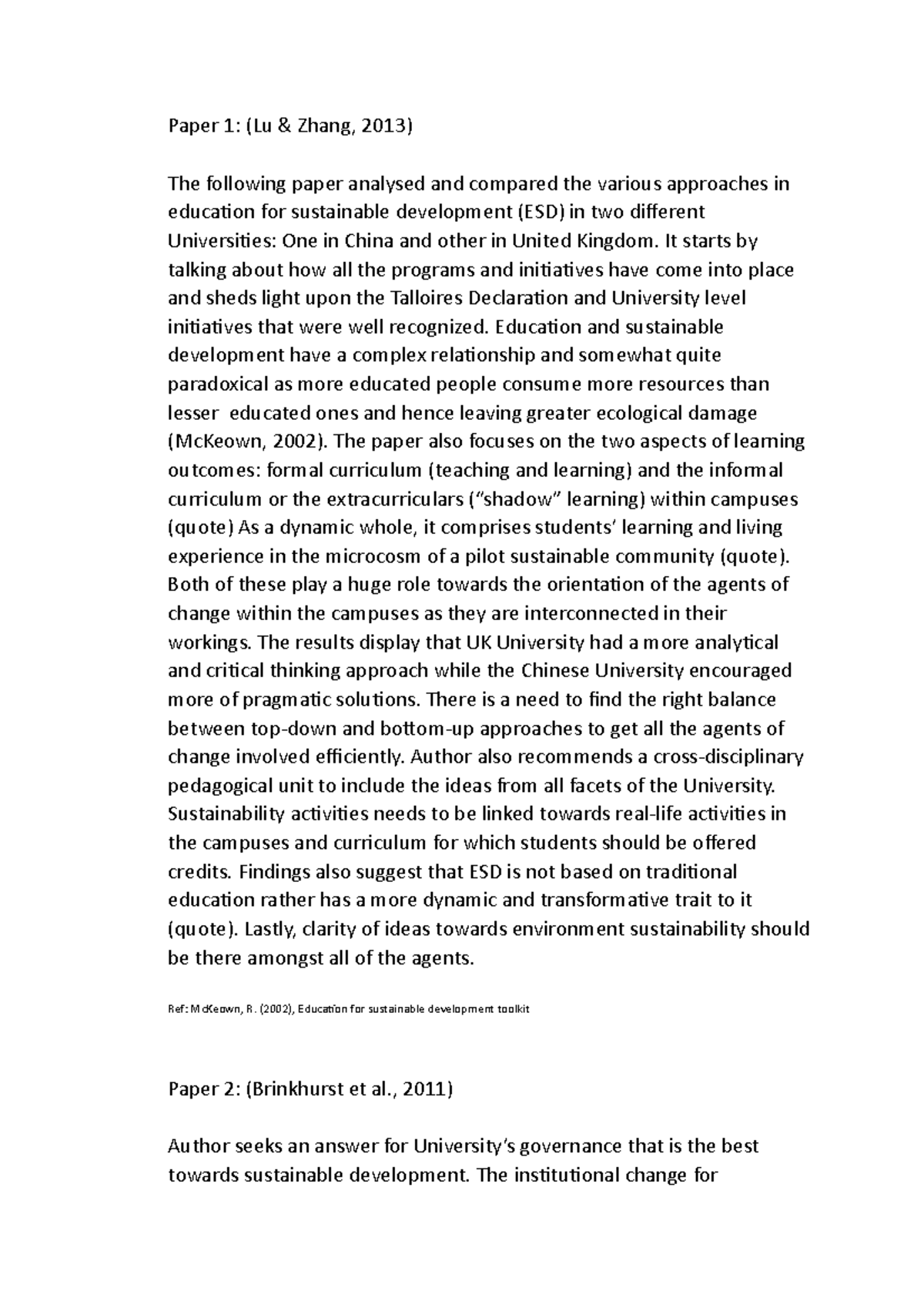 Dev Project - Paper 1: (Lu & Zhang, 2013) The following paper analysed ...