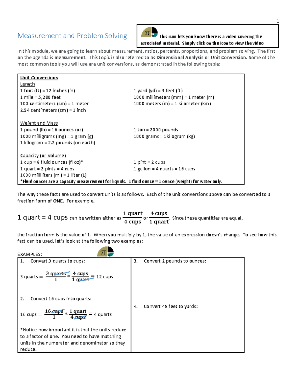Rates Lecture Notes + Videos - Measurement and Problem Solving ...