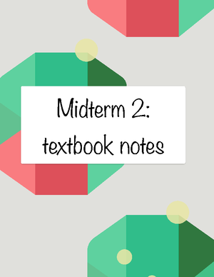 Class Notes Midterm 3 - Medium of exchange Store of value 10/31 notes ...