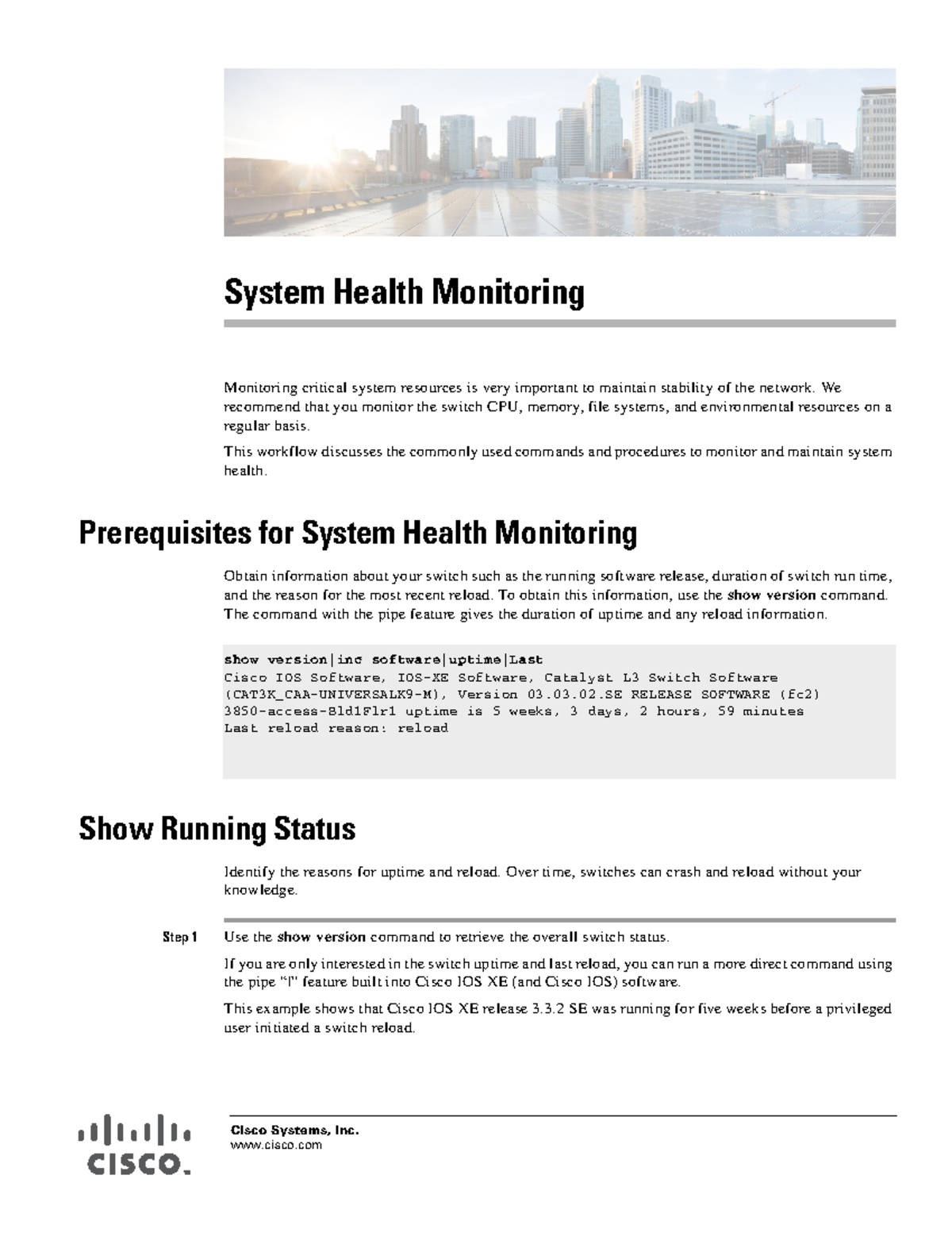 BP monitor - notes - ####### Cisco Systems, Inc. ####### cisco ...