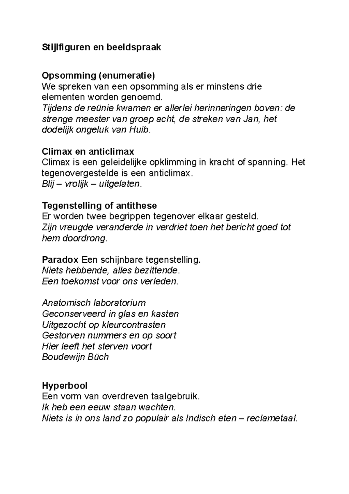 Beeldspraak en stijlfiguren%20A5%2C%20alleen%20uitleg - Stijlfiguren en ...