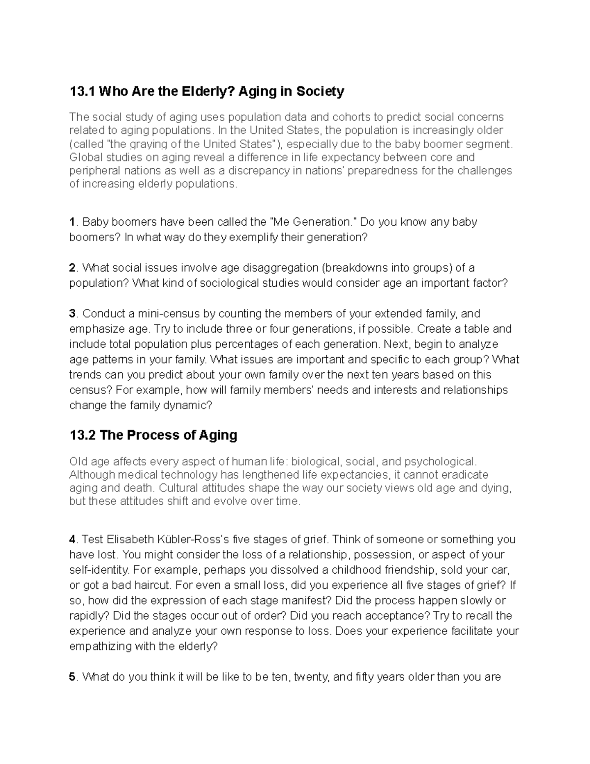 Chapters 13-15 Short Answer Questions With Summaries - 13 Who Are the ...