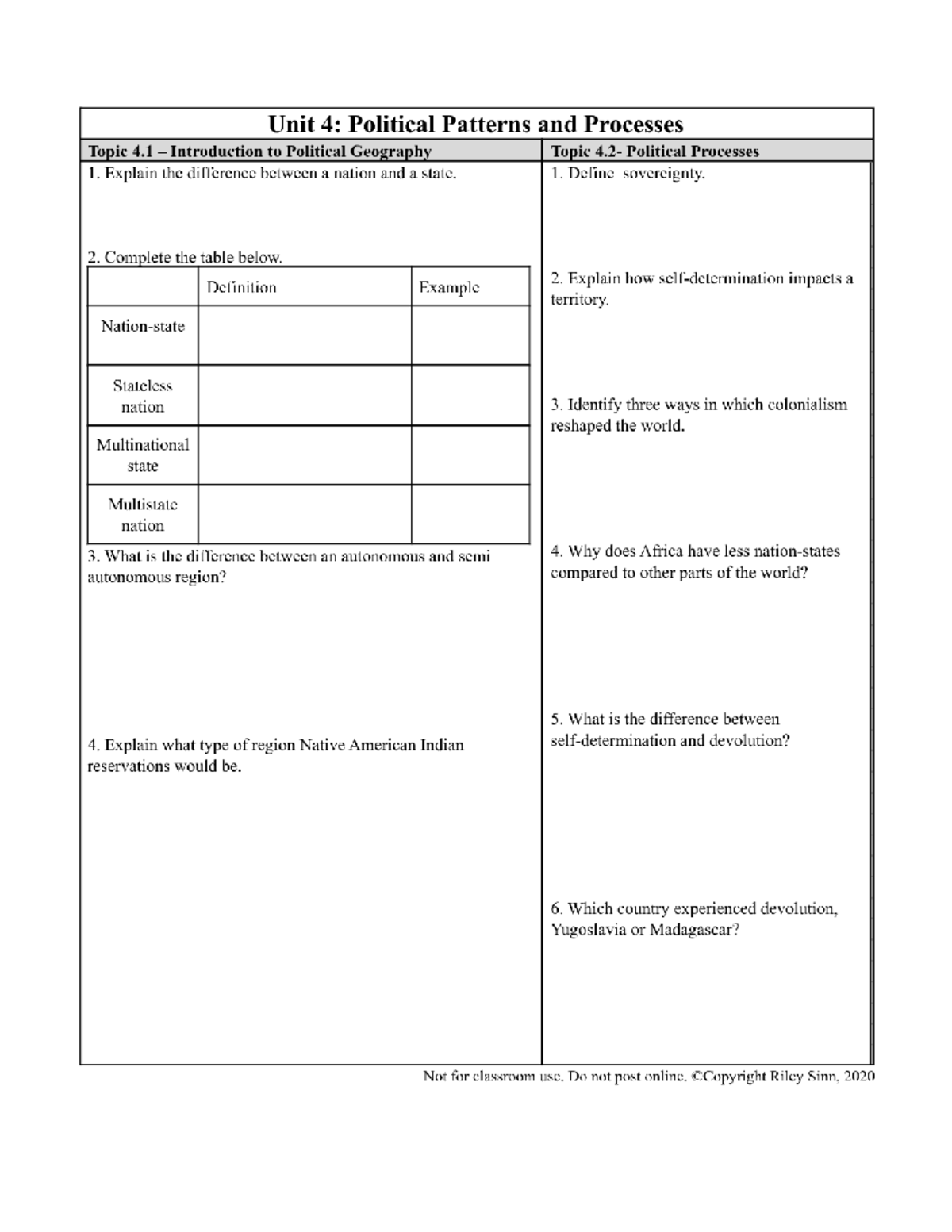 Unit4reviewaphug - study guide - Studocu