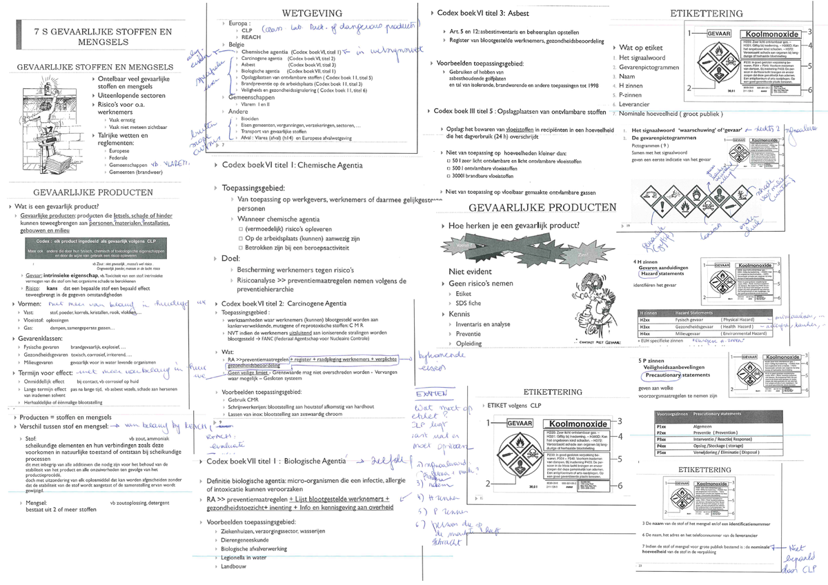 Chemische agentia - PCME - Chemistry - Studocu
