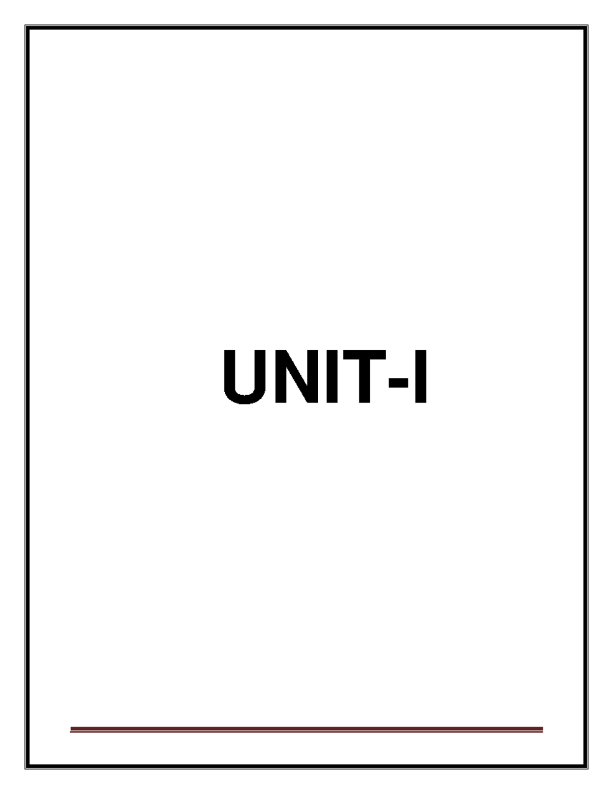 FIN Derivative Notes 1 - UNIT-I INTRODUCTION TO DERIVATIVE SECURITIES ...