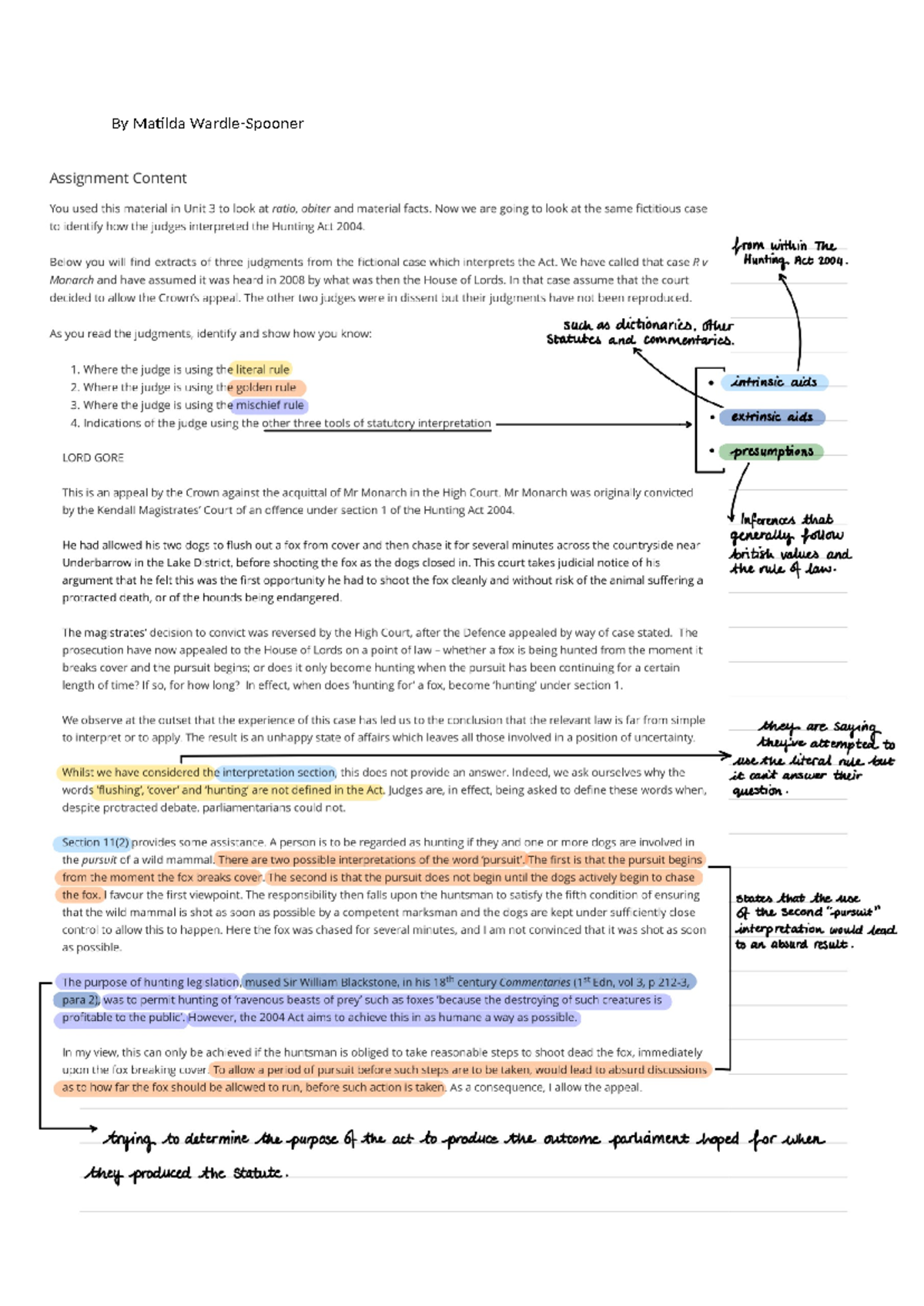 Unit 4 - engage task 1 - N/a - Matilda Assignment Content You used this ...