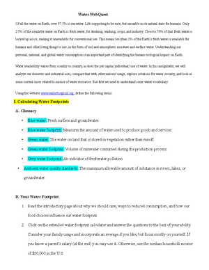 Lecture 17 Unique Earth - Lecture 17: The Unique Earth Water •Liquid ...