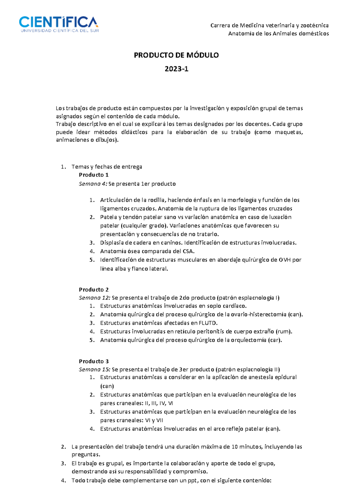 Instructivo+para+ Producto+DE+M%C3%93DULO+23 - Carrera de Medicina ...
