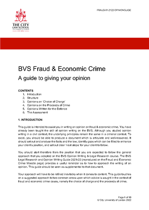 Fraud-Money Laundering Regs in Practice - Notes - Fraud & Economic ...