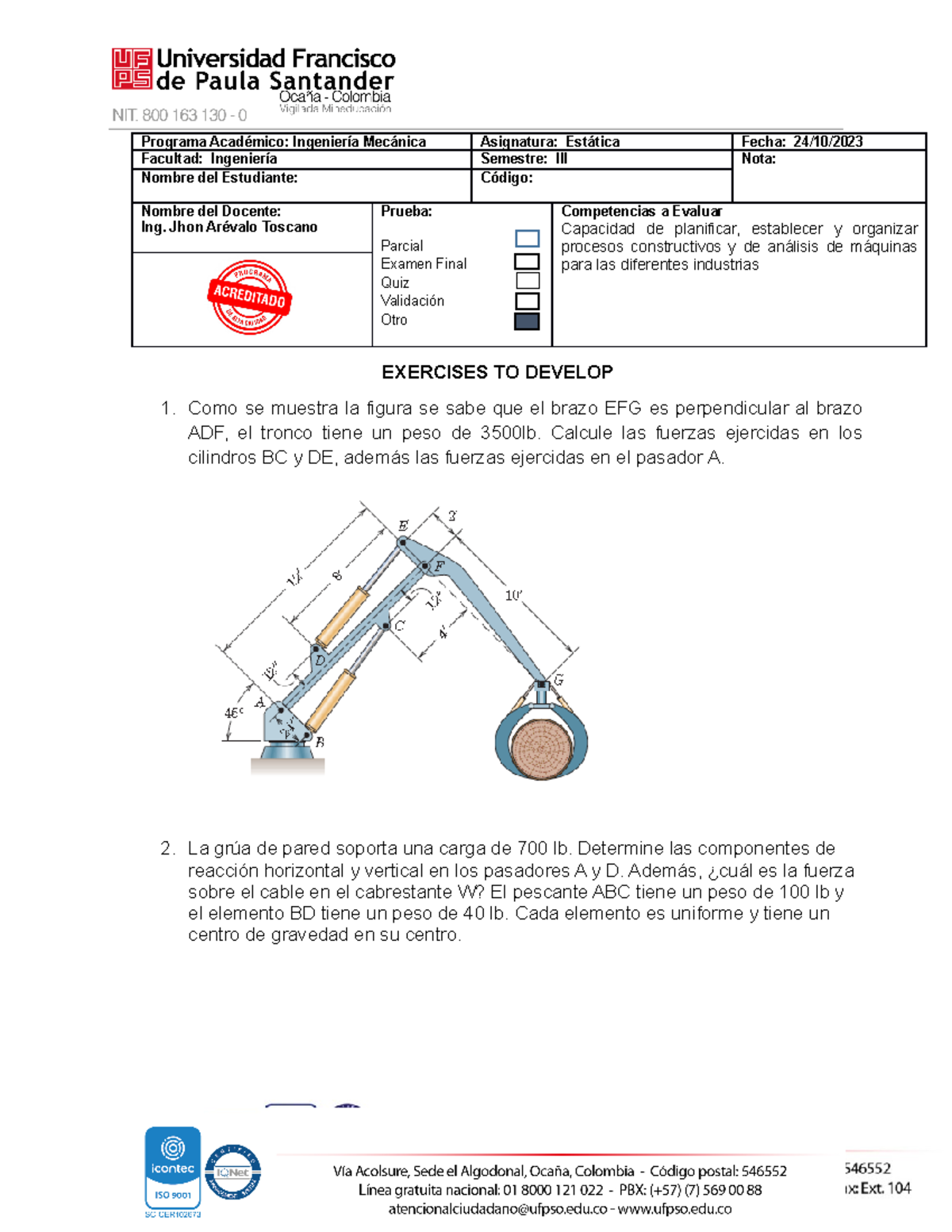 Workshop Maquinas - dsdss - Programa Académico: Ingeniería Mecánica ...