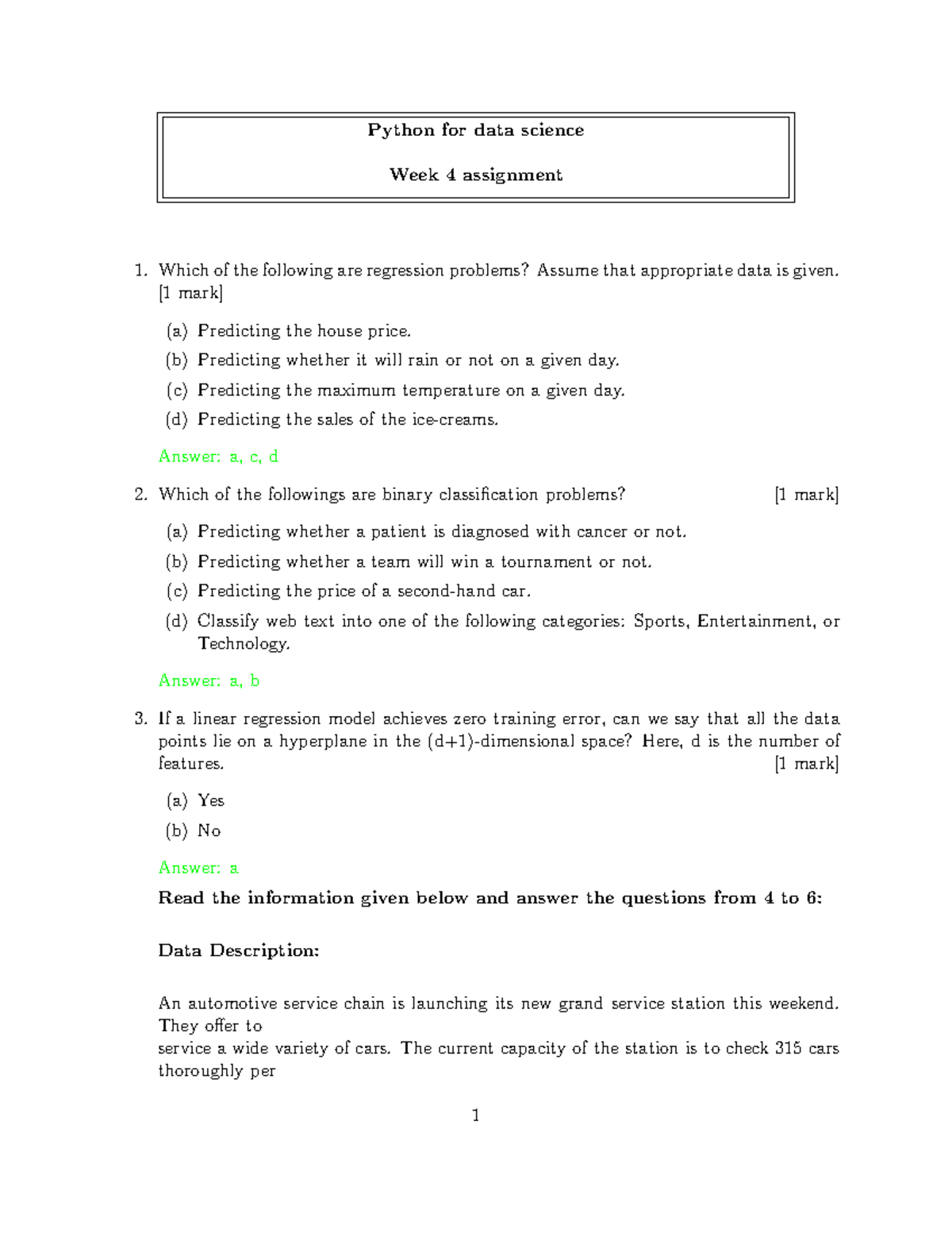 Python For Data Science July 2024w4 Python For Data Science Week 4 Assignment Which Of The