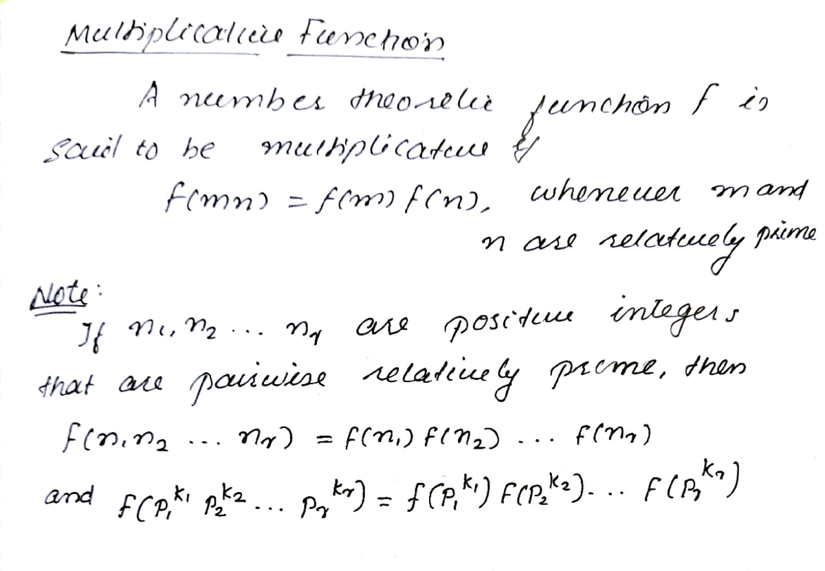 Multiplicative functions is used to find multiple - Mulbplitalteis ...