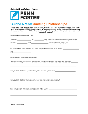 Courseguide orientation guidednotes 01 2 - Orientation Guided Notes ...