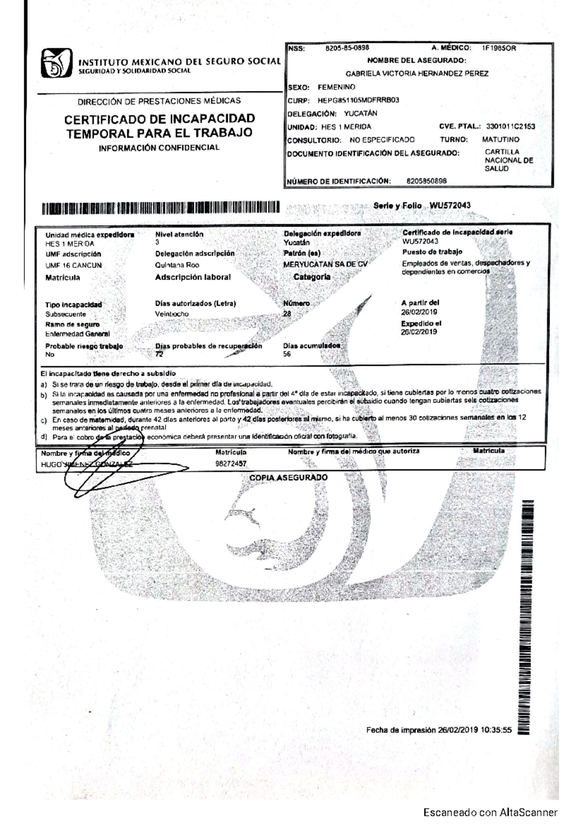 Alta Scanner 08 19 2022 - ...... - Estadística - Escaneado con ...