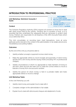 WS Exemplar - Tomlin Order - DISPUTE RESOLUTION (SKILLS) Unit Workshop ...