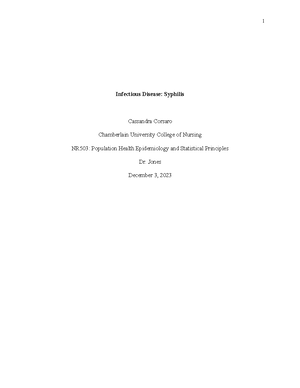 Week 7 concept map - Population Health, Epidemiology, & Statistical ...