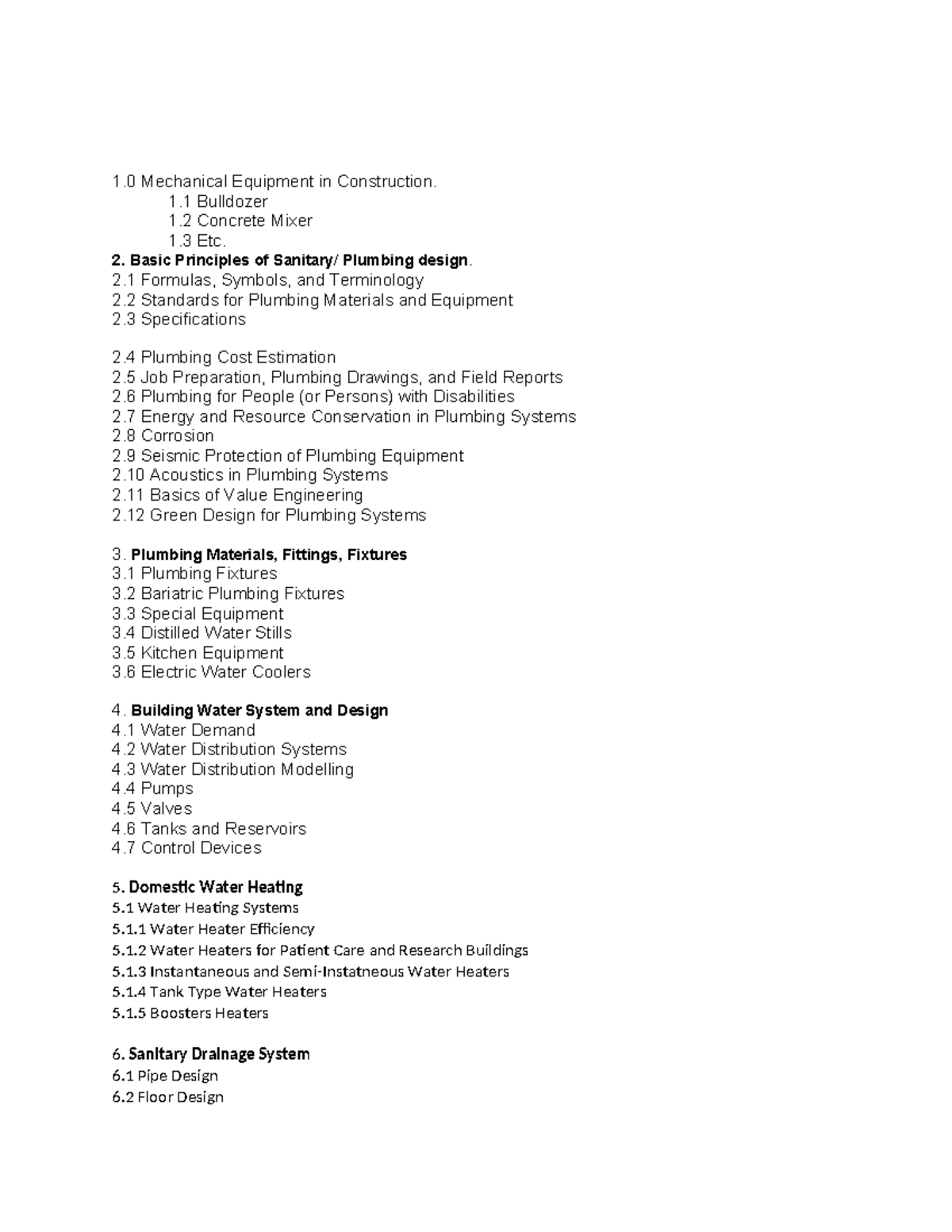 PPT-Topics Engineering Utilities - 1 Mechanical Equipment in ...