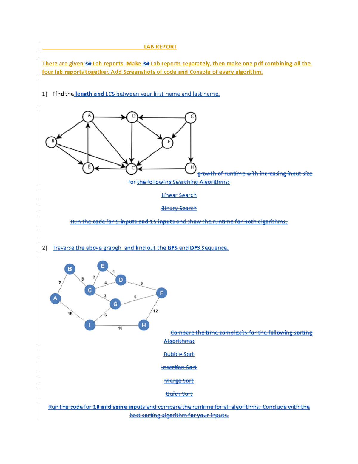 Algorithm Lab Report 2 Abou Computers Architecture Lab Report There Are Given 34 Lab Reports