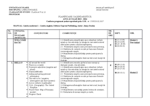 Proces verbal tabel sedinta cu parintii - Grădinița cu program normal ...