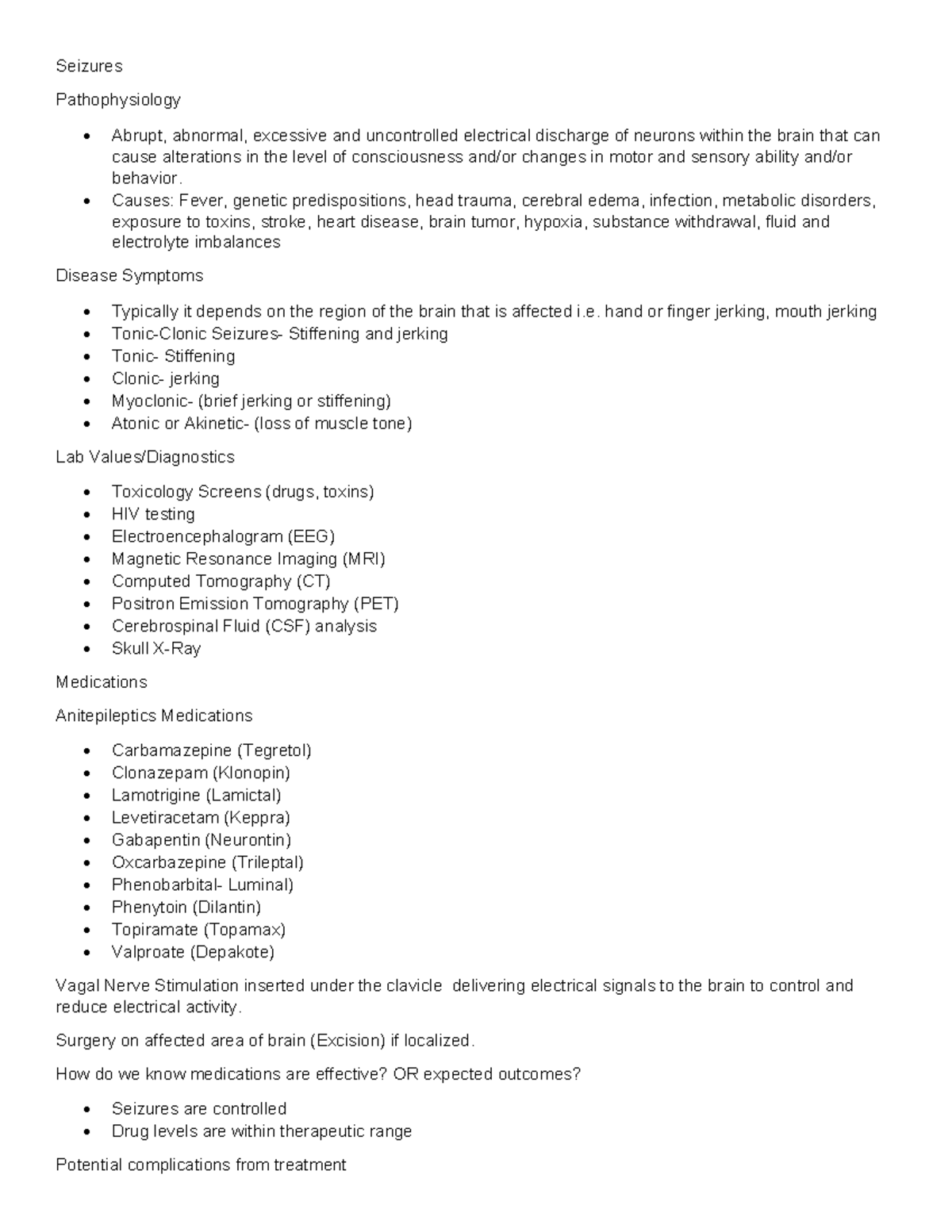 Mod 2 2236 seizures map - Padgett - Seizures Pathophysiology Abrupt ...