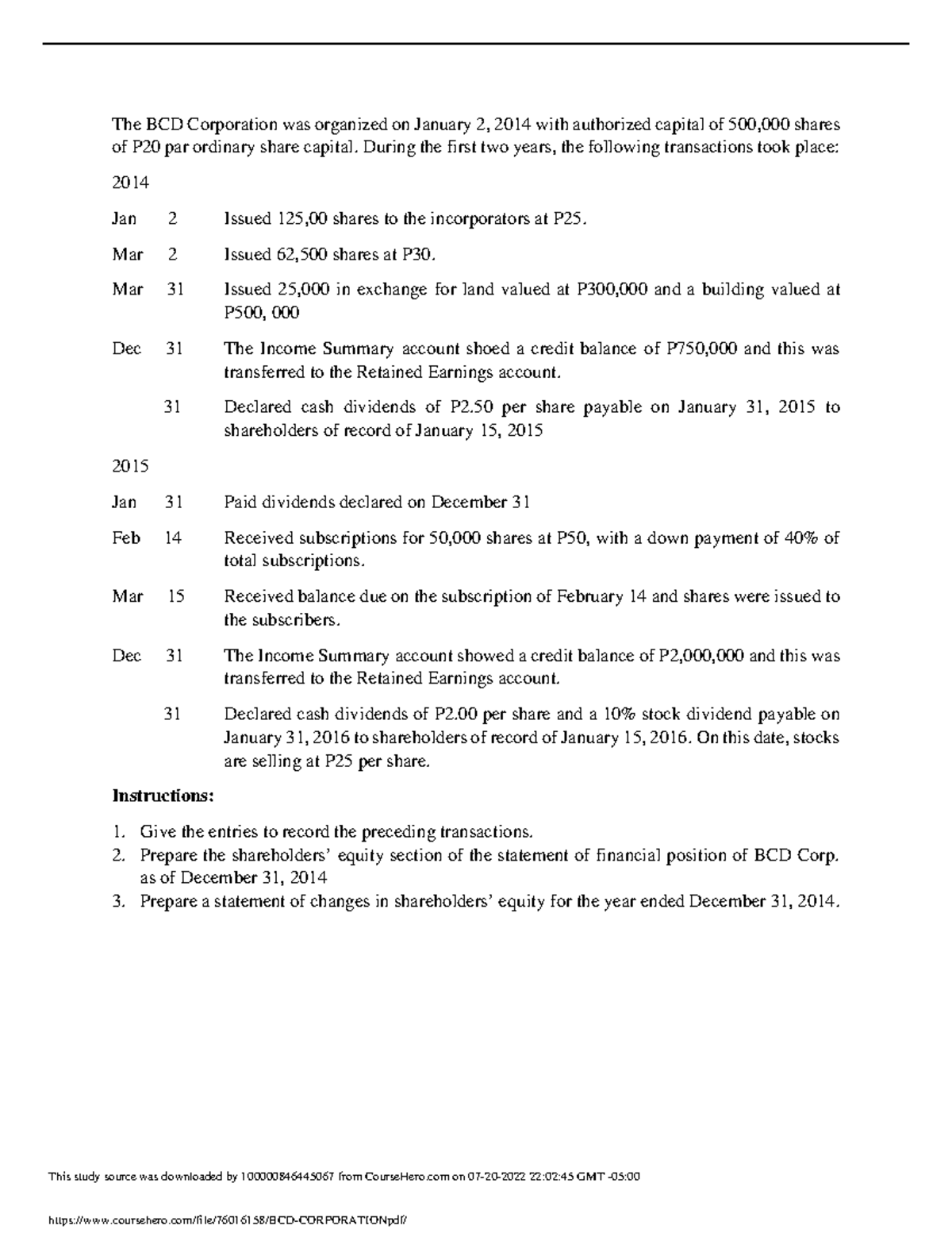 BCD Corporation - This is for information - The BCD Corporation was ...