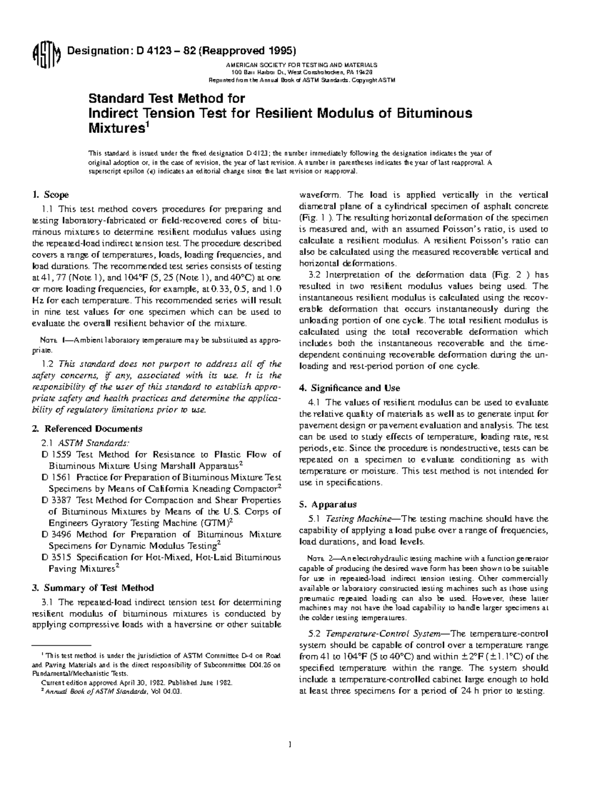 Astm-d4123pdf compress - Designation: D 4123 – 82 (Reapproved 1995 ...