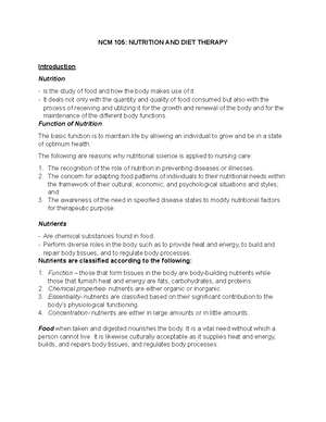 CHN Key Points - asdasdasd - BASIC PRINCIPLES OF CHN ####### Means ...