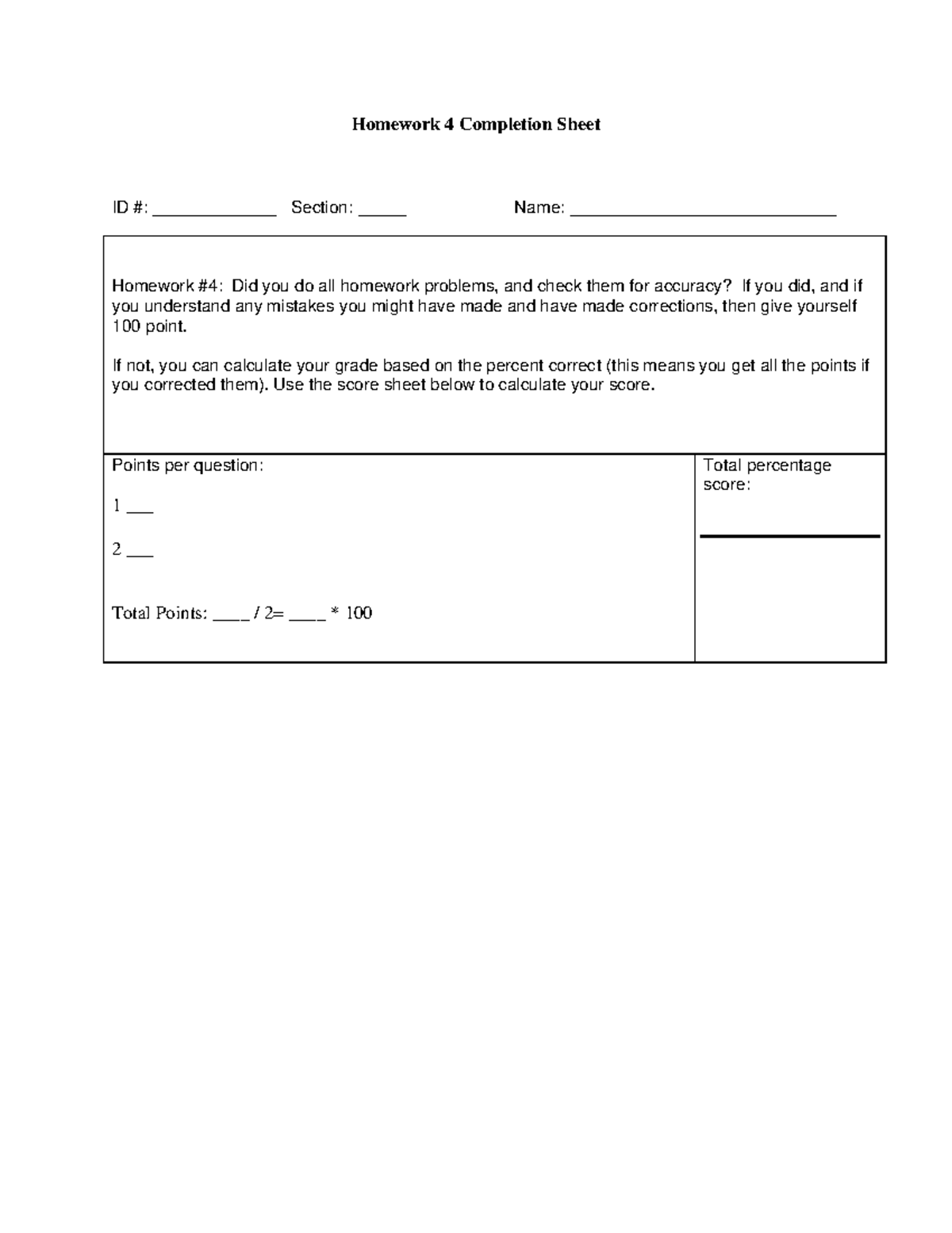 Homework 4-3 - practice problems for statistics for psychology ...