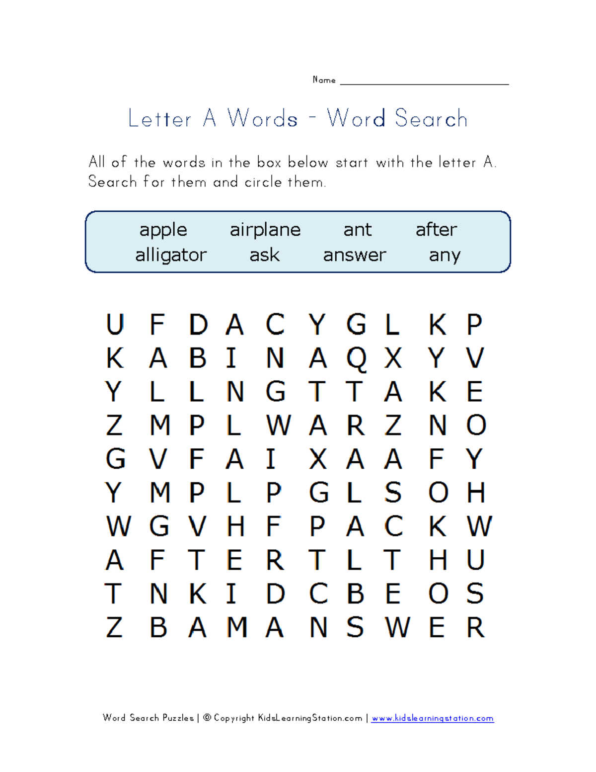 Letter-a-word-searchD - Enseignement moral et civique - Word Search ...