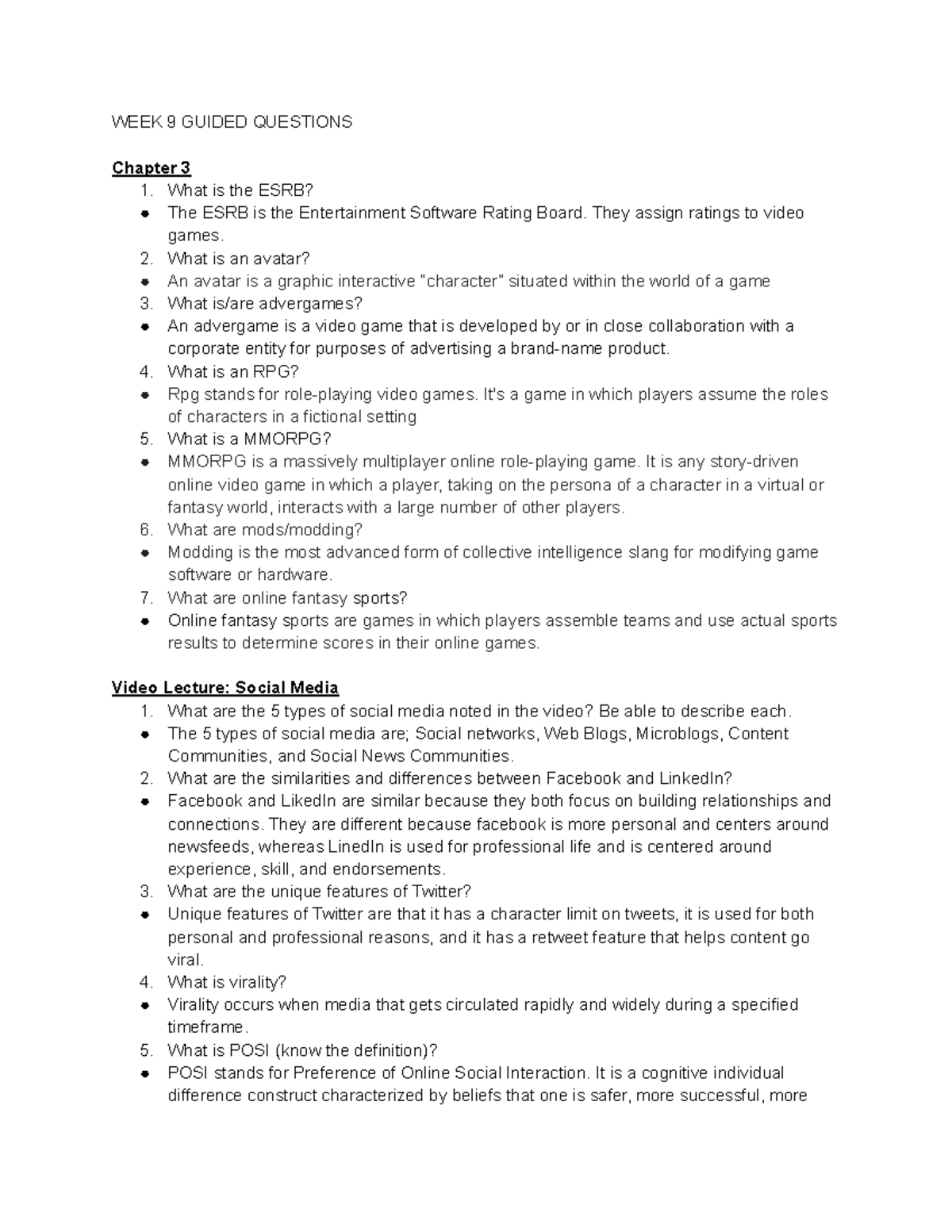 AAA - Guided questions from week nine guided questions - WEEK 9 GUIDED ...