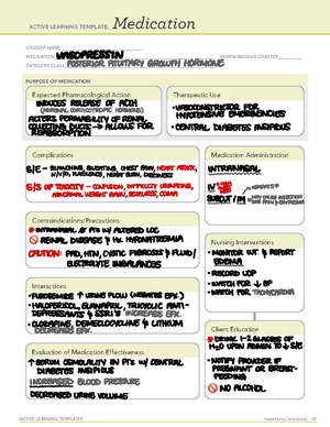 Lisinopril - Heart Meds - ATI Active Learning Template - ACTIVE ...