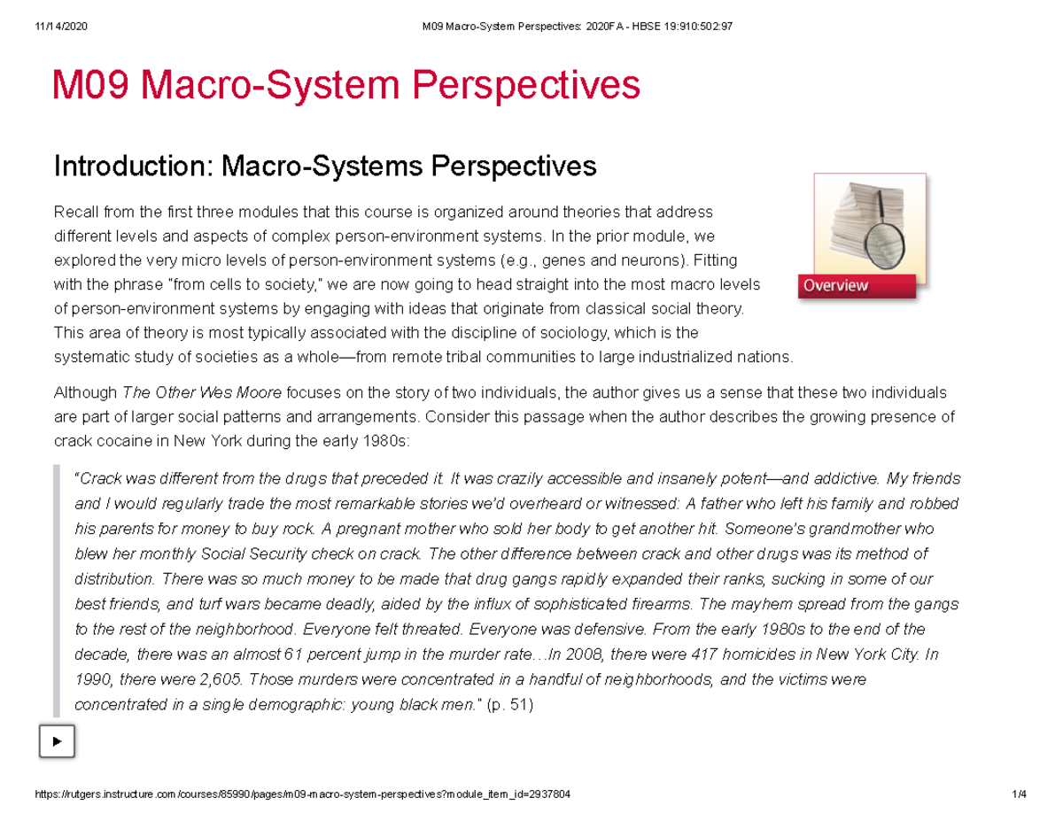 M09 Macro-System Perspectives class notes - M09 Macro-System ...