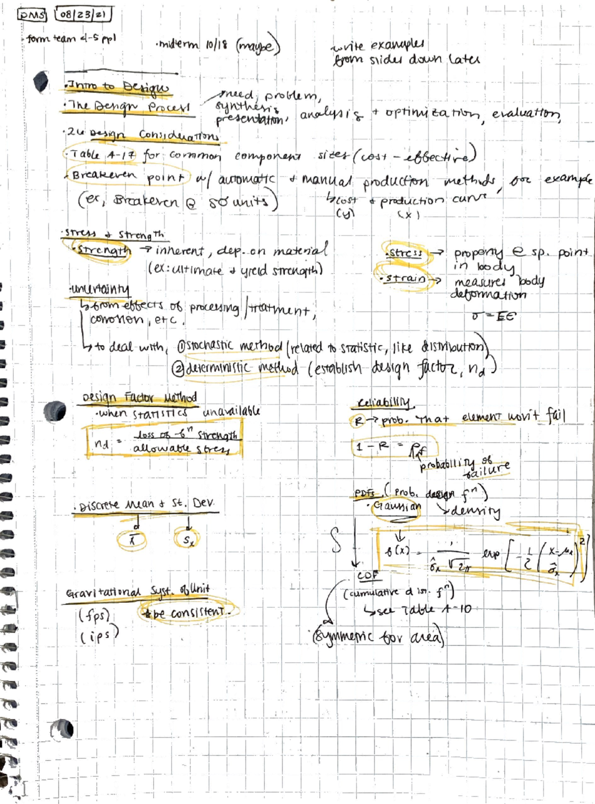 Lecture notes part 1 - MECH 3351 - Studocu