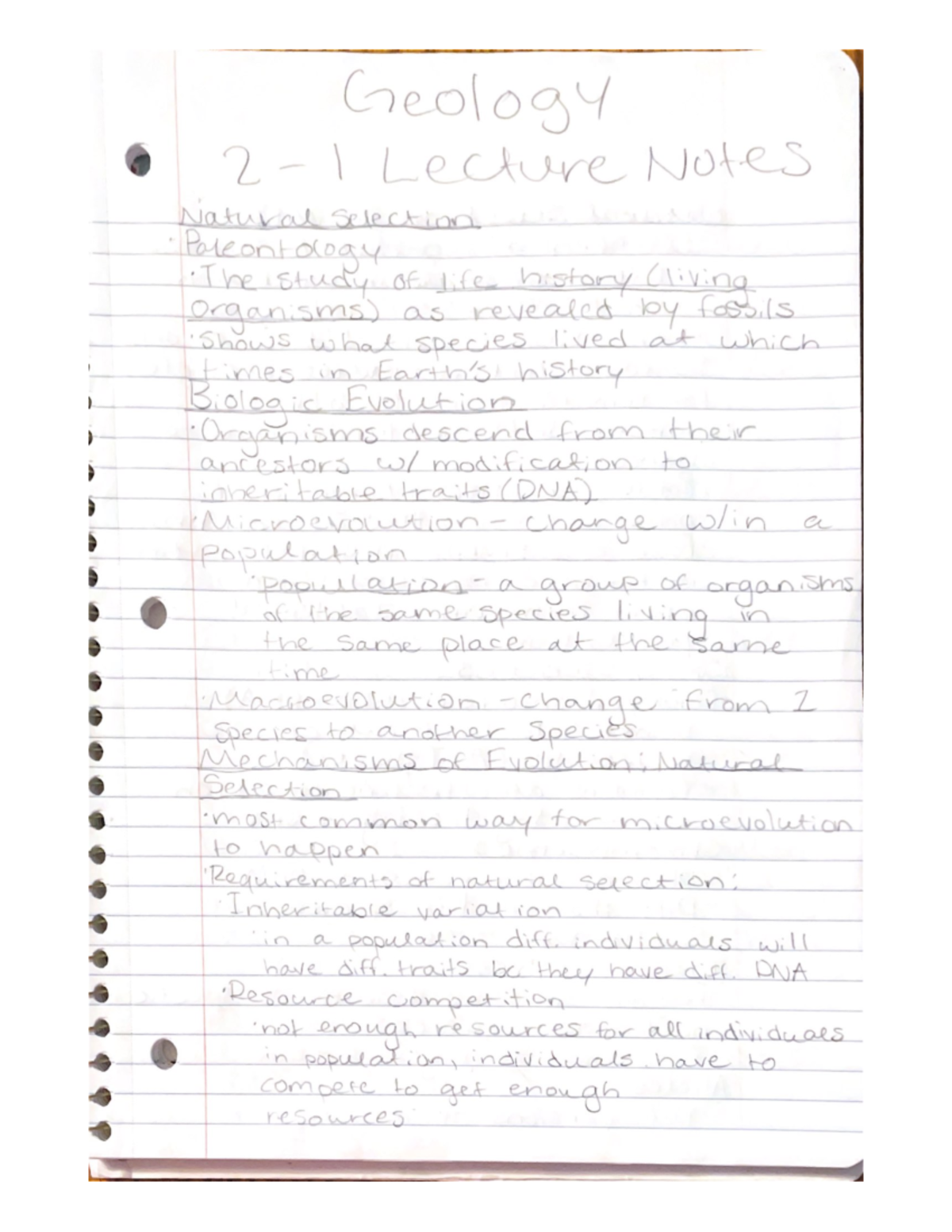 Geology section 2-1 notes - GOL 106 - Studocu