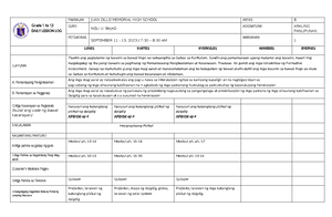 AP 7 Q2 WEEK 6 DLL - daily lesson plan - Grade 1 to 12 DAILY LESSON LOG ...