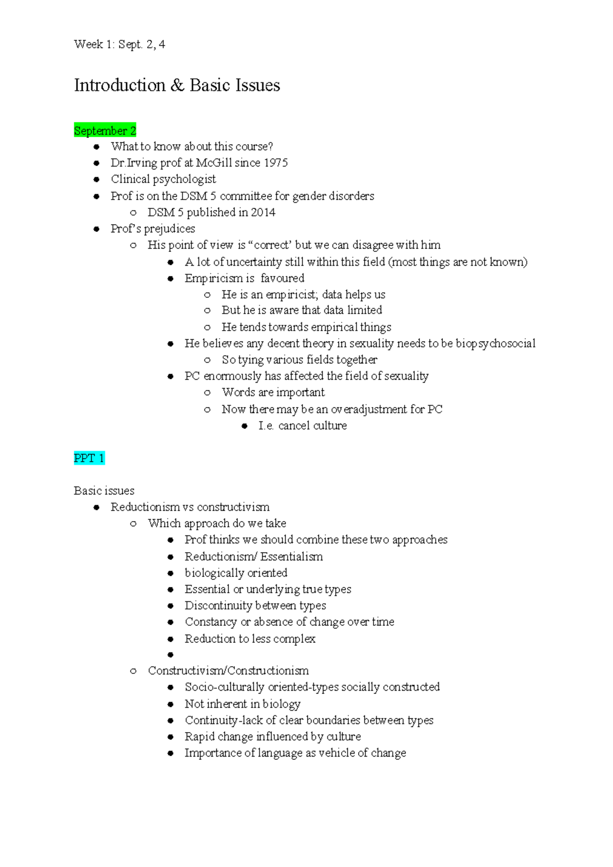 Week 1 Introduction & Basic Issues - Introduction & Basic Issues ...