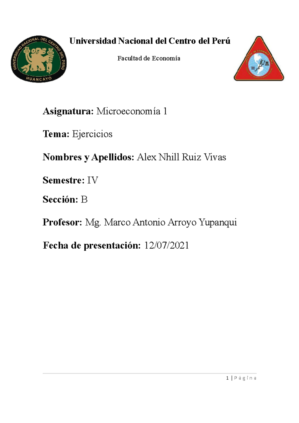 Solucion de ejercicios pindick - Universidad Nacional del Centro del ...