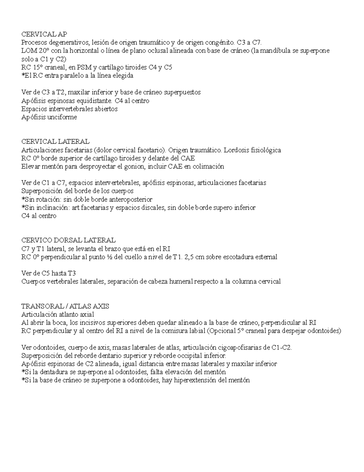 Proyecciones sol II radio II - Radiodiagnostico 1-2 - Universidad ...