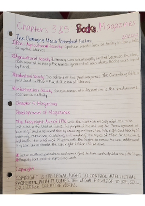 Chapter 1 Journalism 100 notes - JOURN-100-2694 - Studocu