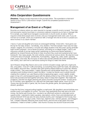 BUS-FP3011 Gleason Brenda Assessment 3-1 - Leading and Managing ...