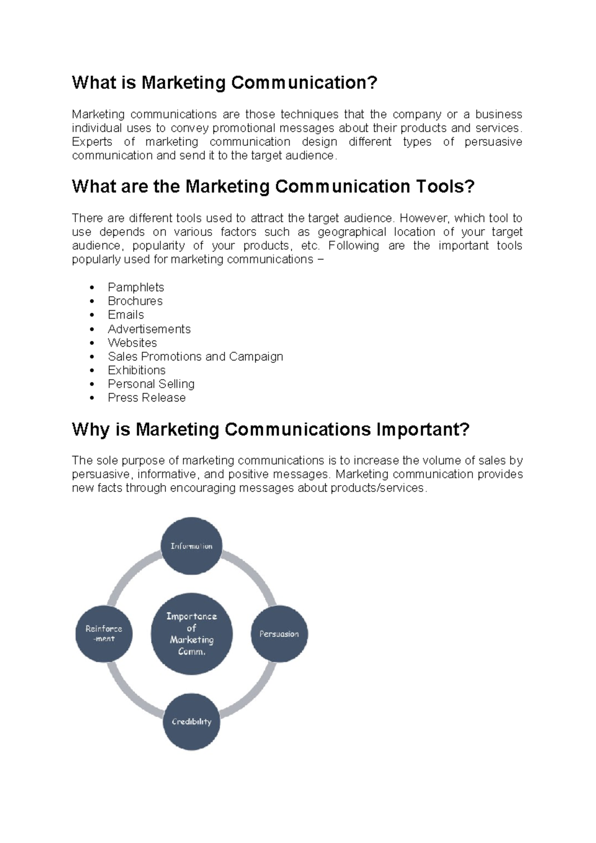 Lecture 7 Notes - What is Marketing Communication? Marketing ...