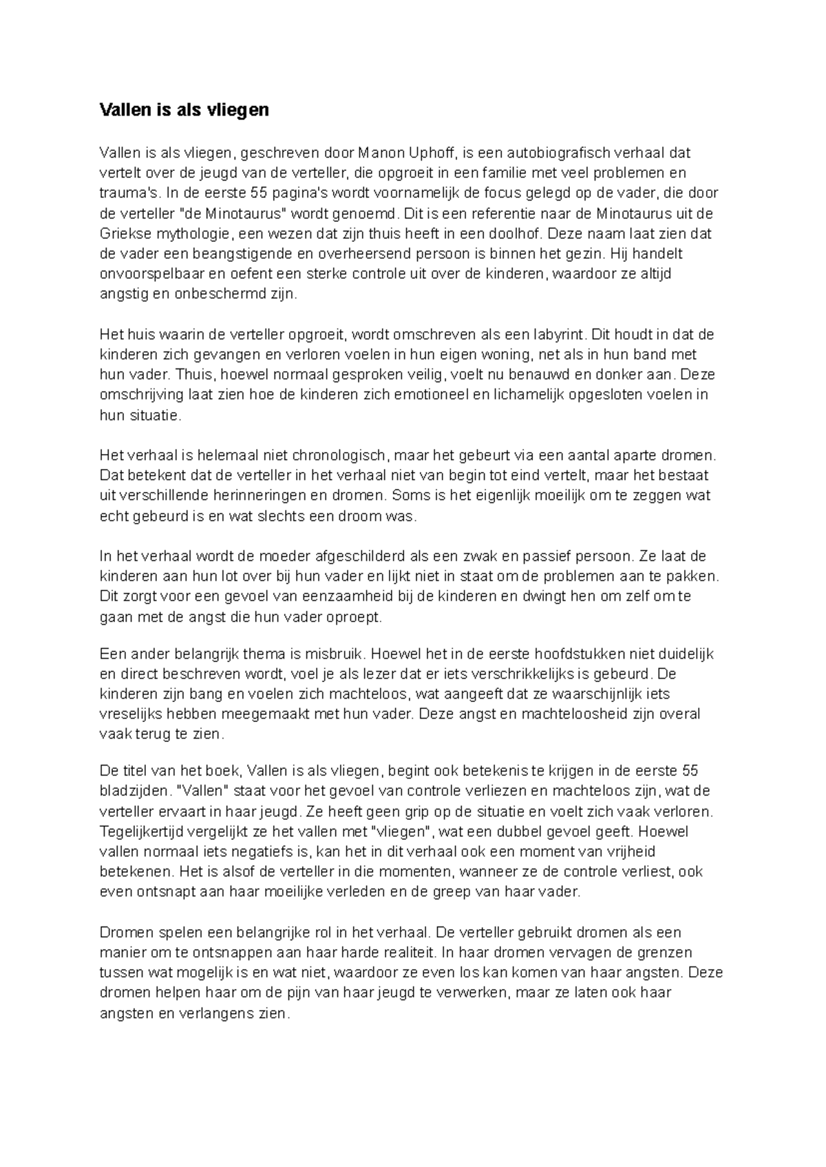 Nederlands (2) - kjk - Vallen is als vliegen Vallen is als vliegen ...