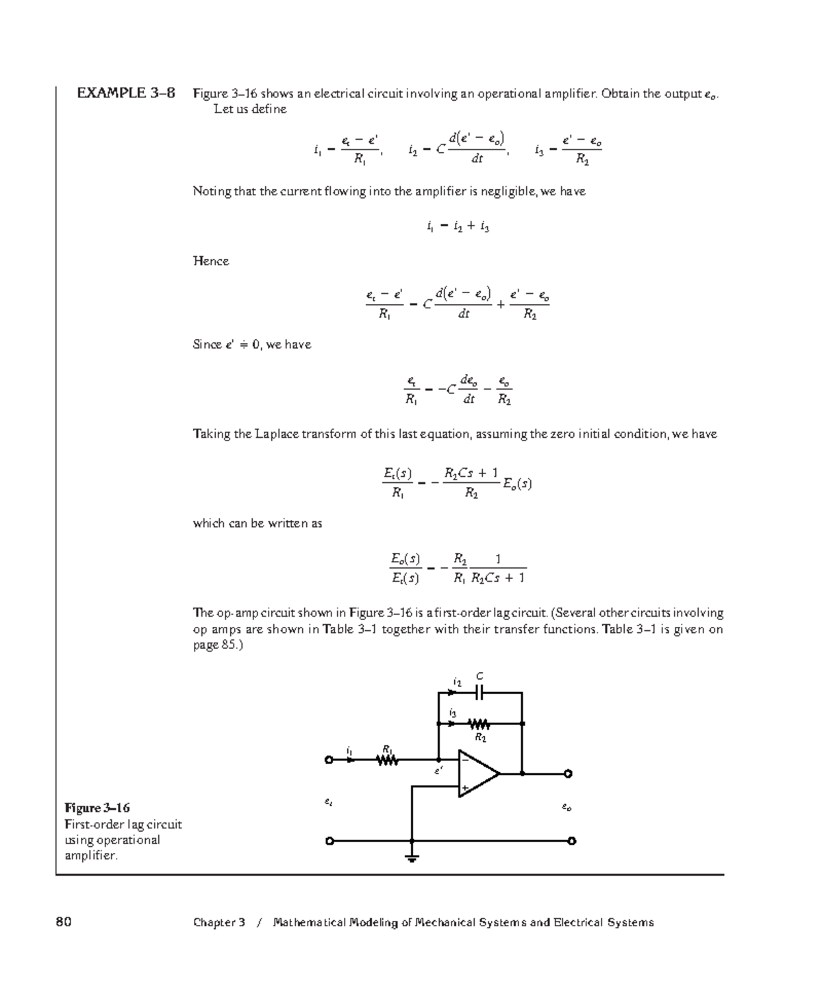 Modern control engineering-19 - 80 Chapter 3 / Mathematical Modeling of ...