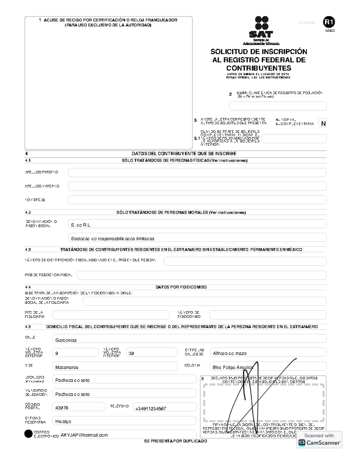 Formato R1 - R ANTES DE INICIAR EL LLENADO DE ESTA FORMA OFICIAL, LEA ...