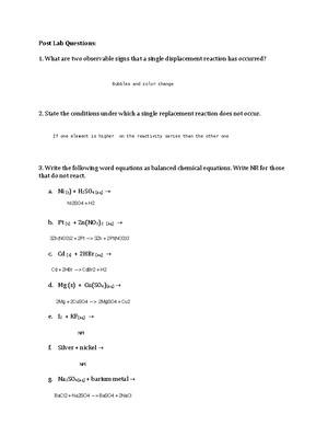 Lab 2 Separation of Components of Mixture - Lab 2: Separation of ...