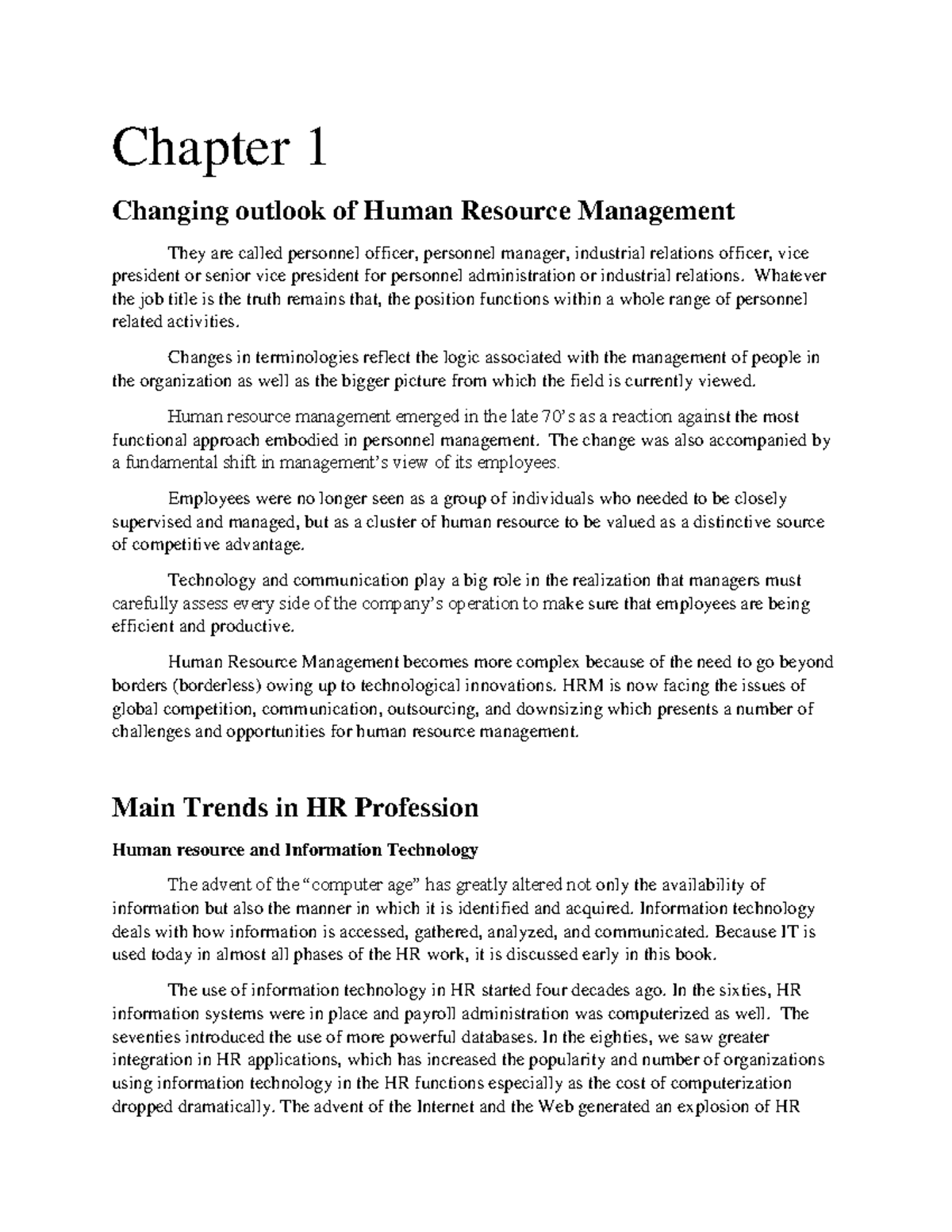 Pdfcoffee - A summary notes for Human Resource Management Course ...