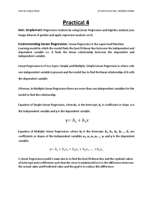 Practical-3 PR - Pattern Recognition Practical-3 with answers. GTU ...