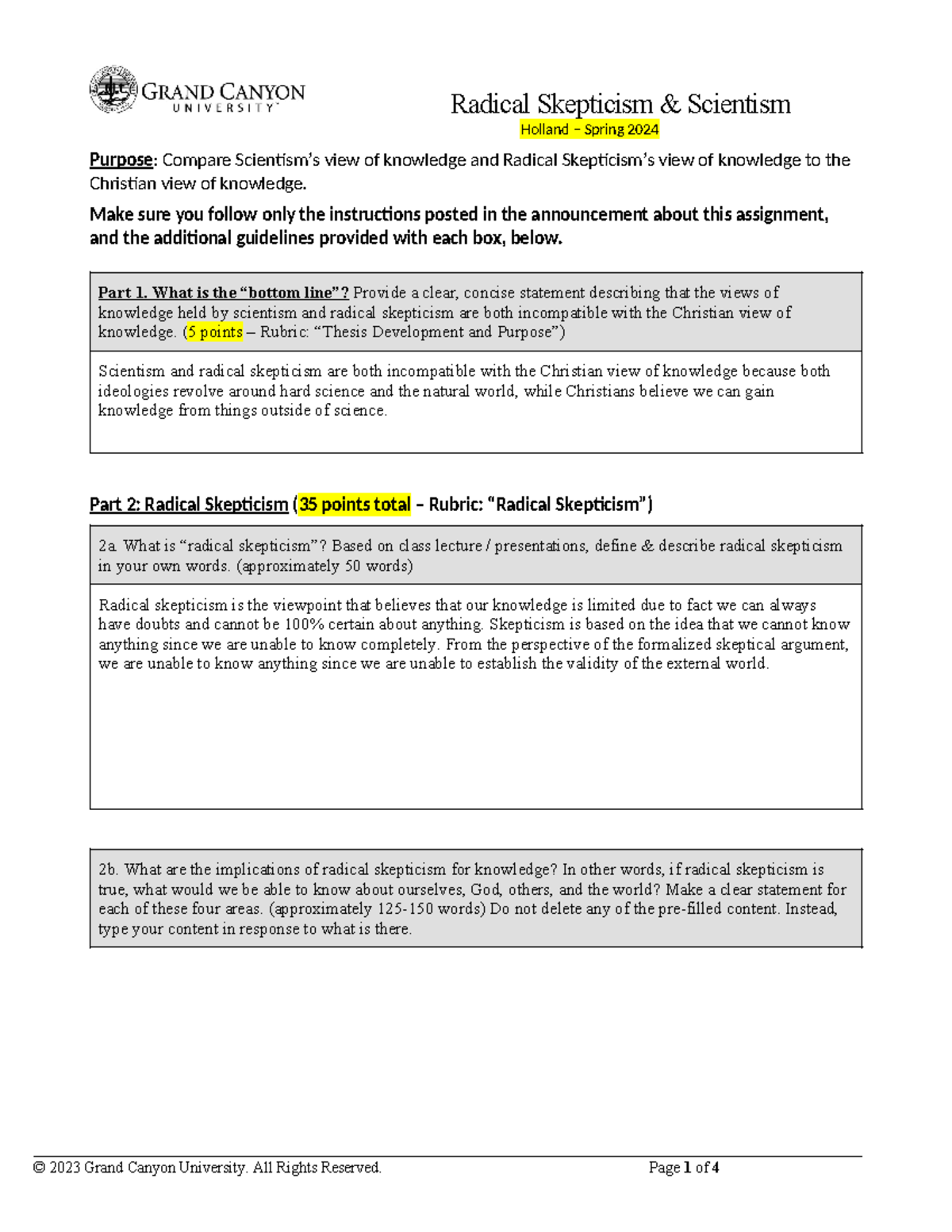 T2-Skepticism Scientism - Radical Skepticism & Scientism Holland ...