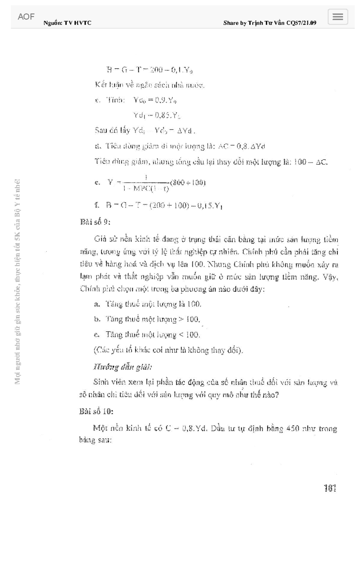 File sbt kinh tế vi mô scan - ọ i ng ườ i nh ớ gi ữ gìn s ứ c kh ỏ e, th ự c hi ện t ố t 5K c ủ ...